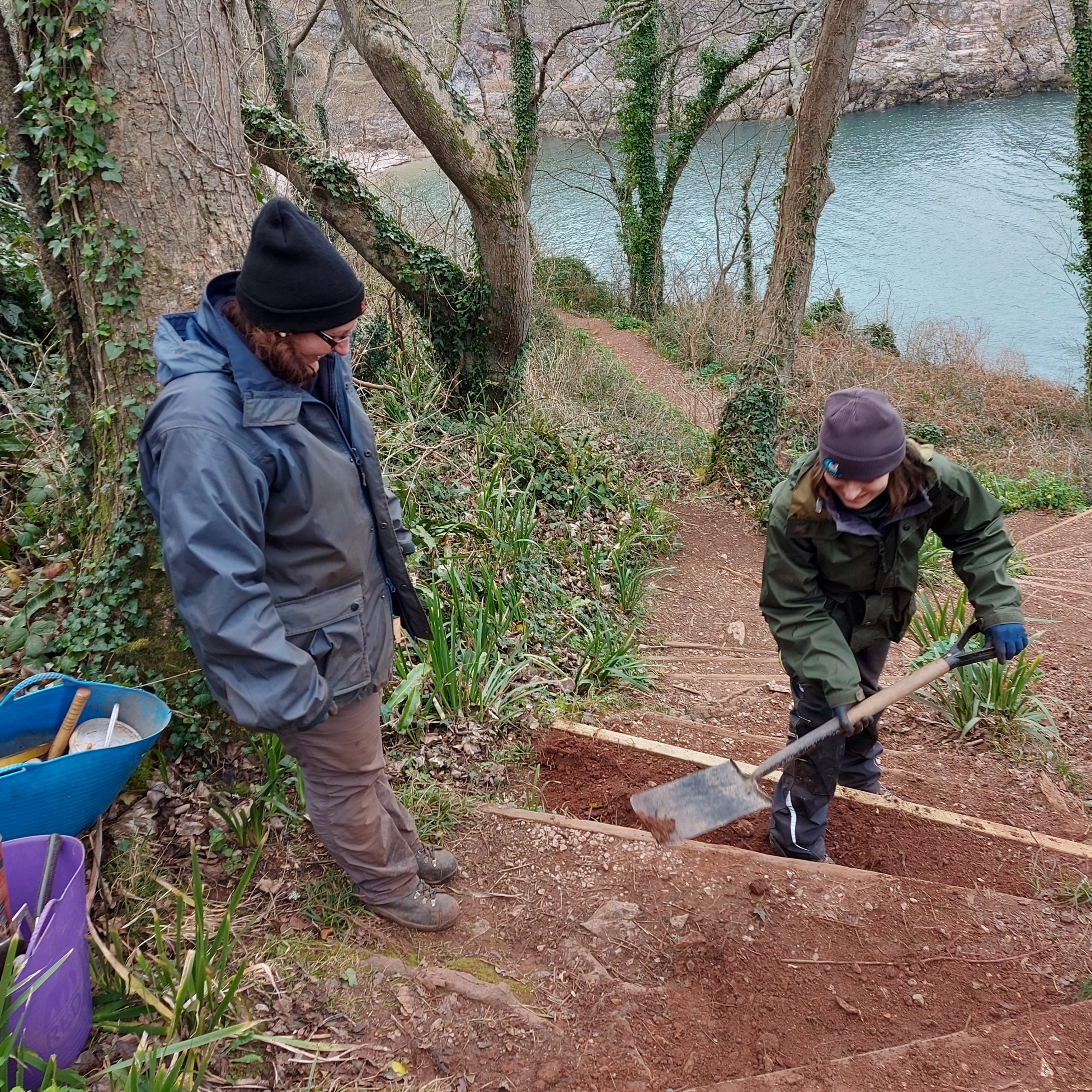 Upgrades to Churston Cove path – Torbay Coast & Countryside Trust